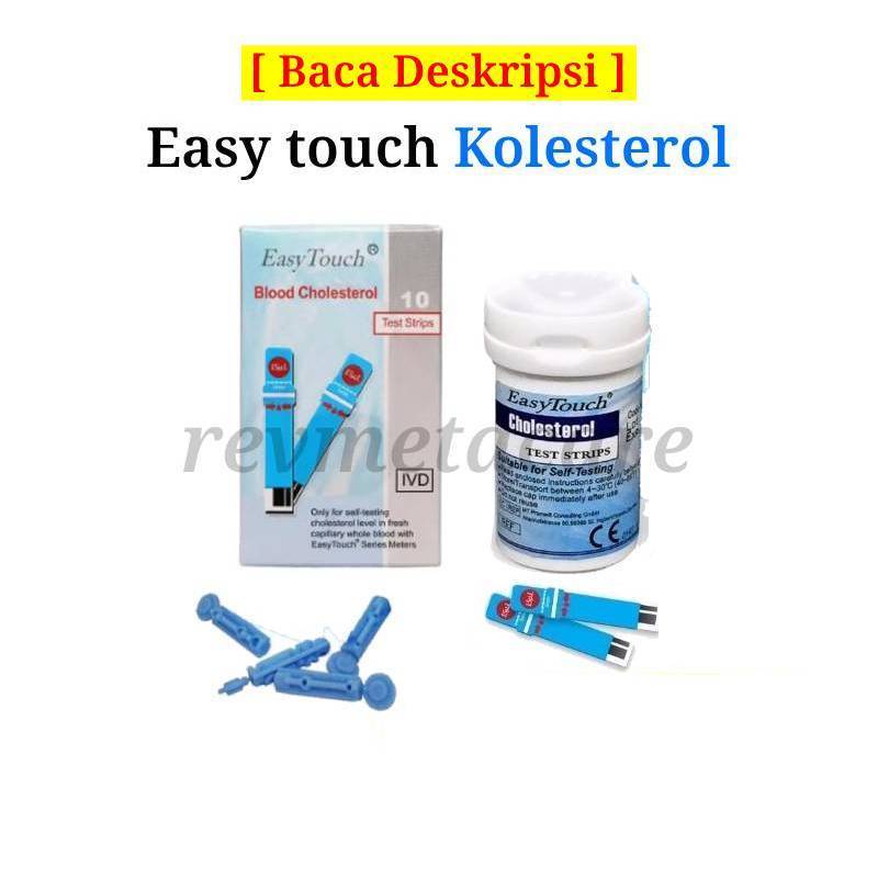 Jual Easy Touch Kolesterol Strip Stick Stik Cek Tes Kolestrol ...