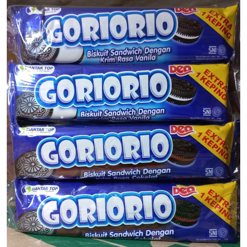 Jual Goriorio Extra 1 Keping All Varian Rasa 1 Pack Isi 10 Bungkus @24g ...