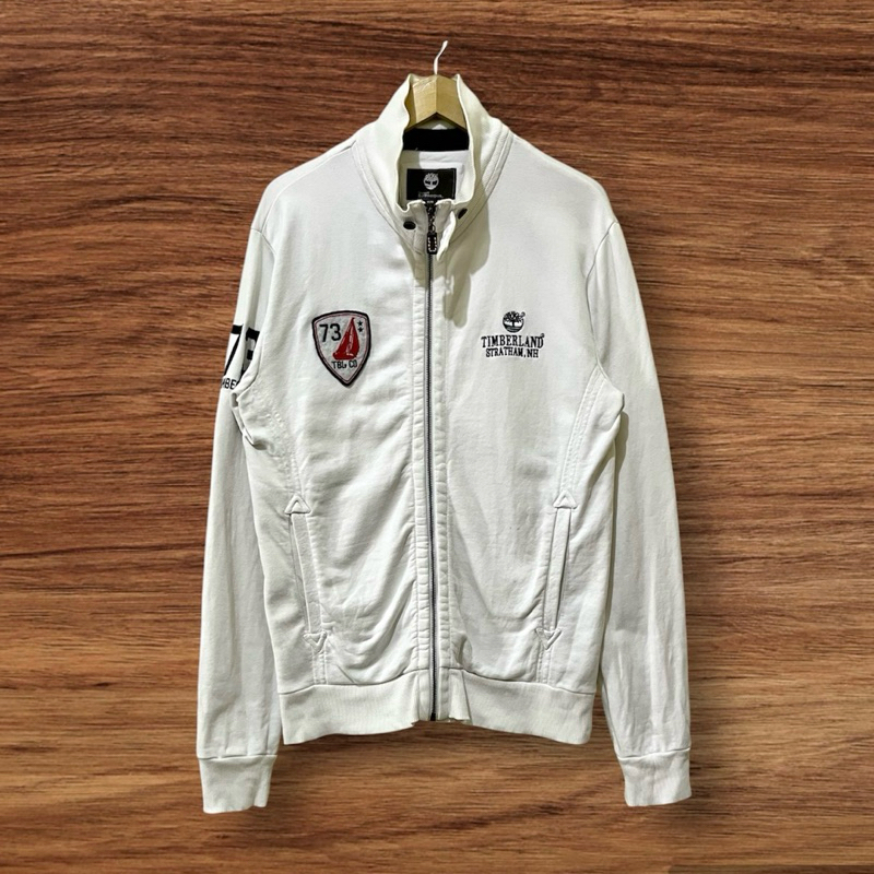 Jual [Rare] Jacket TIMBERLAND Earthkeepers Big Logo White (M) | Shopee ...