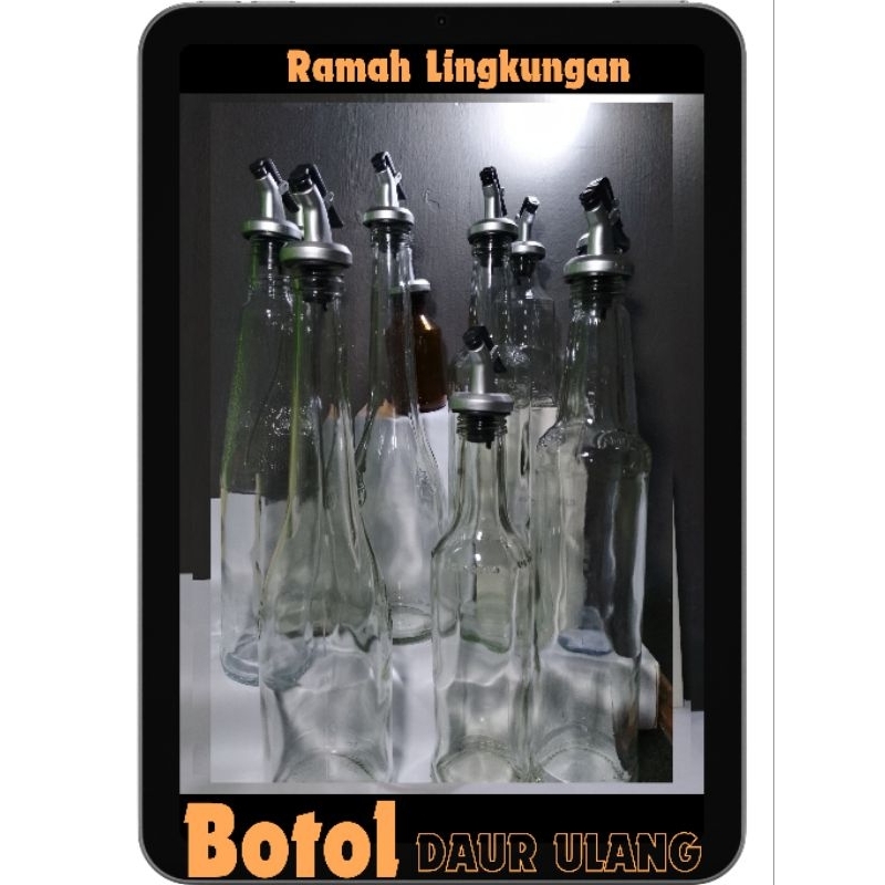 Jual BOTOL KACA DAUR ULANG SERBAGUNA RAMAH LINGKUNGAN | Shopee Indonesia
