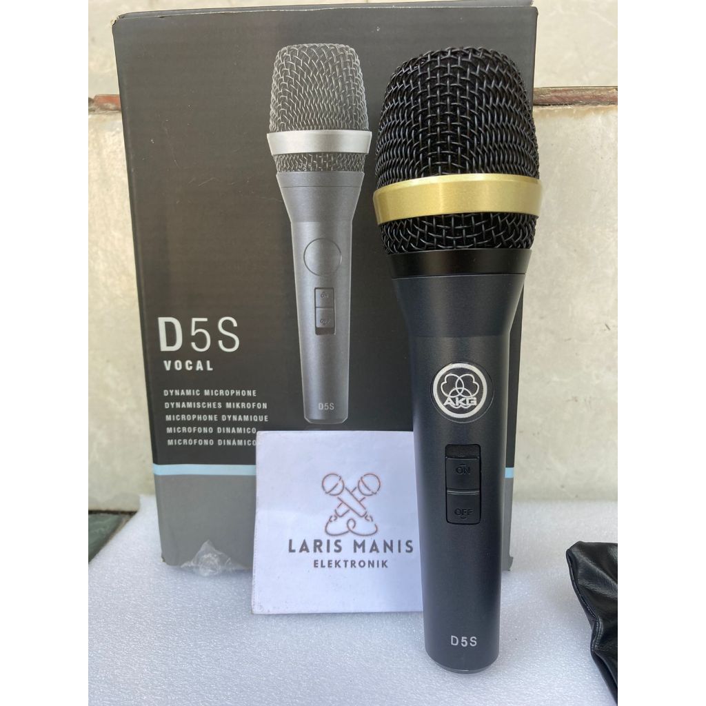 Jual Mic Dynamic AKG D5S D 5S D5 S Mik Vokal Kabel AKG Pakai Saklar ...