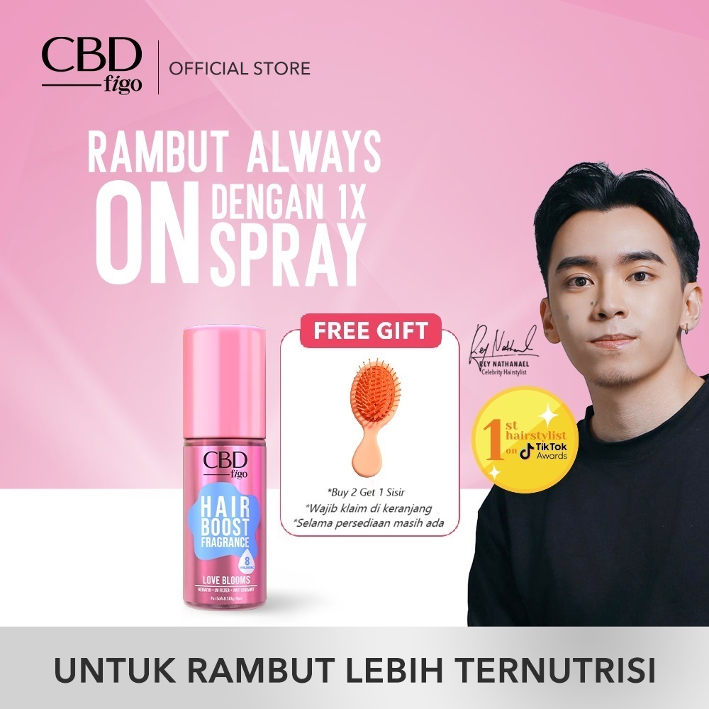 Jual CBD Figo Hair Boost Fragrance - Love Blooms 100ml | Shopee Indonesia