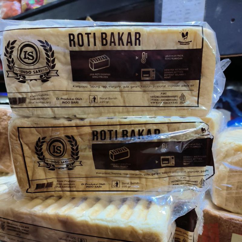 Jual roti bakar bandung / roti panjang /roti bakar INDO SARI @ 220GR ...