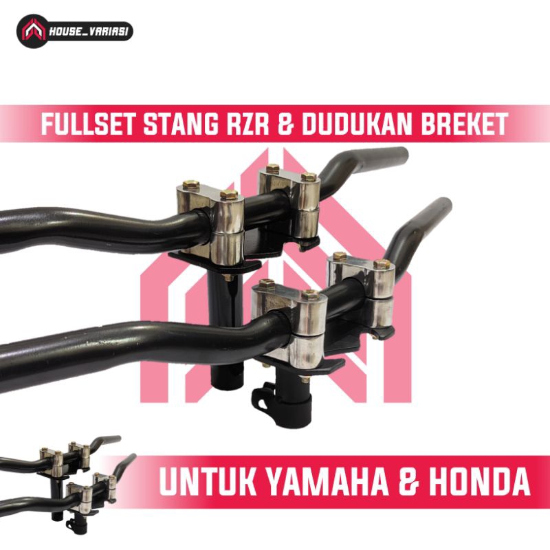 Jual PAKET FULLSET STANG RZR PLUS DUDUKAN STANG RACING ROAD RACE ...