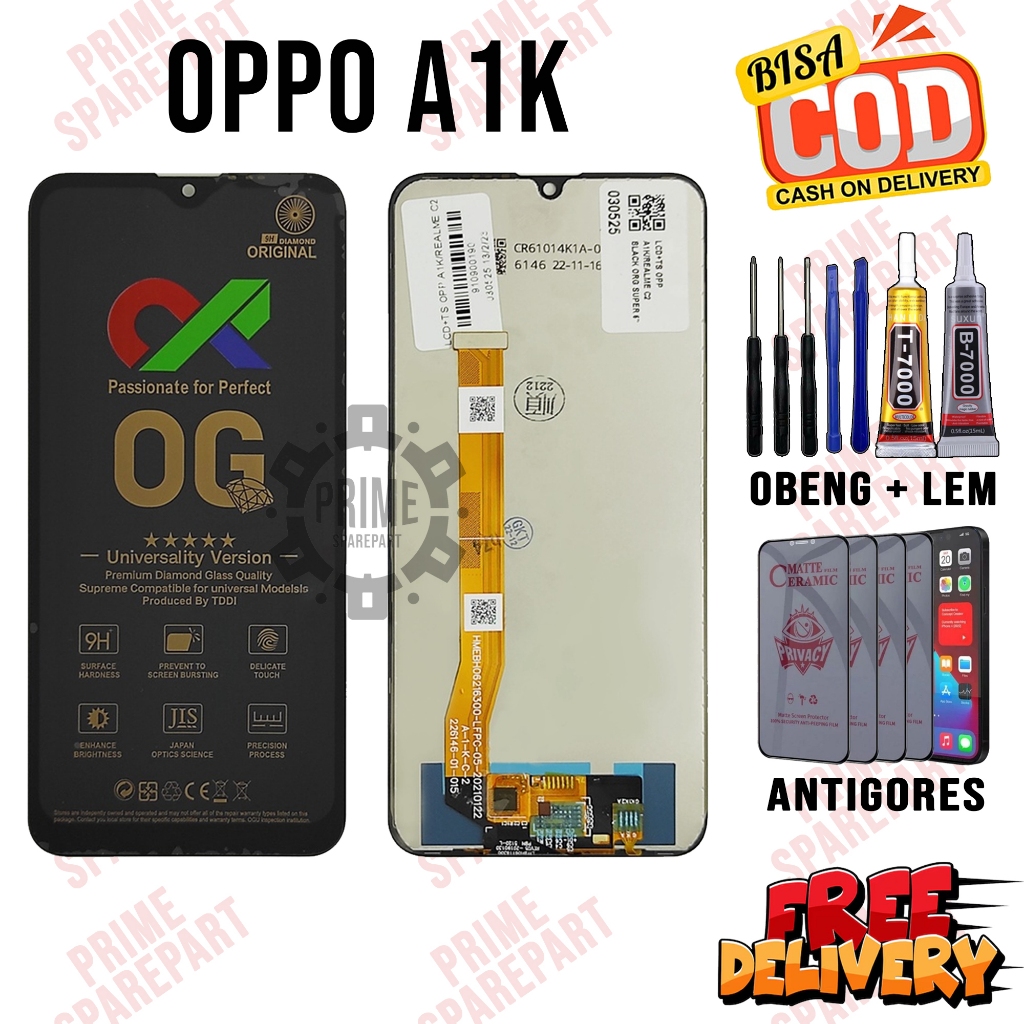 Jual Lcd OPPO A1K Original OEM Lcd Touchscreen OPPO A1K Fullset ...
