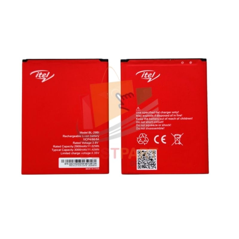 Jual BATRE BATERAI BATTERY BL-29BI ITEL S15 / ITEL A55 ORIGINAL | Shopee Indonesia