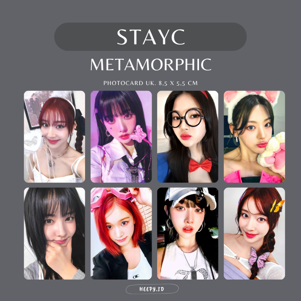 Jual [STAY C] UNOFFICIAL PHOTOCARD STAYC METAMORPHIC | Shopee Indonesia
