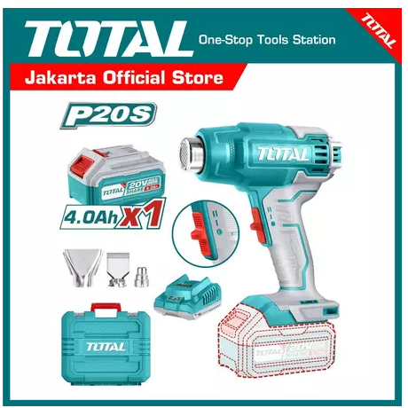 Jual Mesin Pemanas Heat Gun Lithium-Ion TOTAL TBLI20025 | Shopee Indonesia