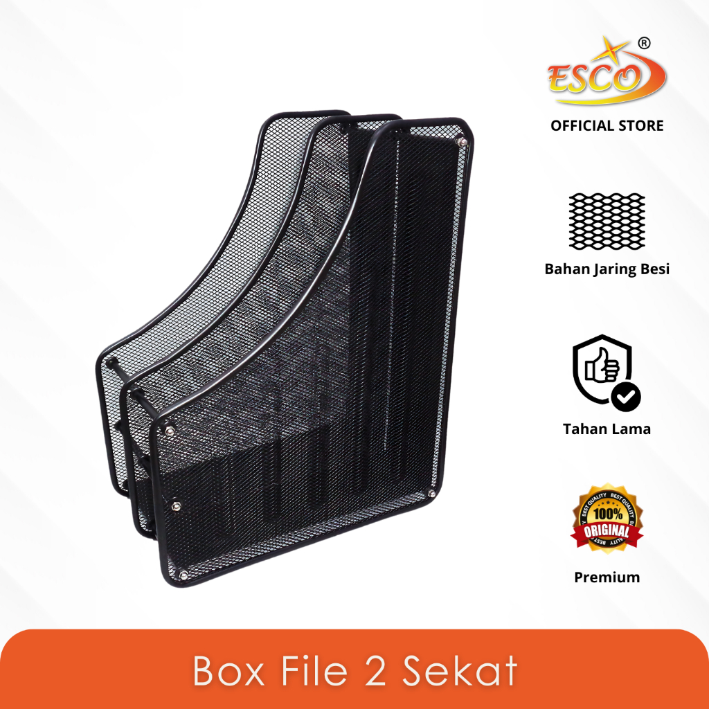 Jual Esco Box File Tempat Dokumen 2 Sekat 842-BF | Shopee Indonesia