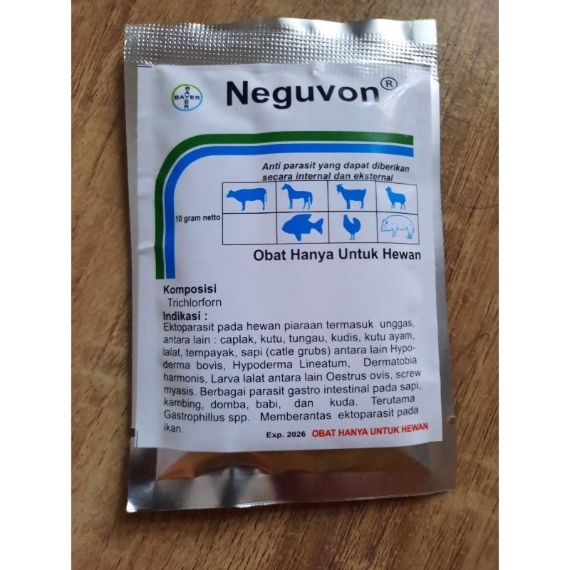 Jual NEGUVON OBAT PEMBASMI KUTU, TUNGAU DAN SERANGGA PADA TERNAK (Netto ...