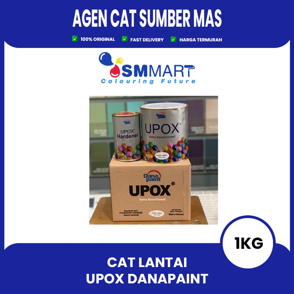 Jual CAT LANTAI EPOXY UPOX DANA PAINT 1LTR / FLOOR COATING | Shopee ...