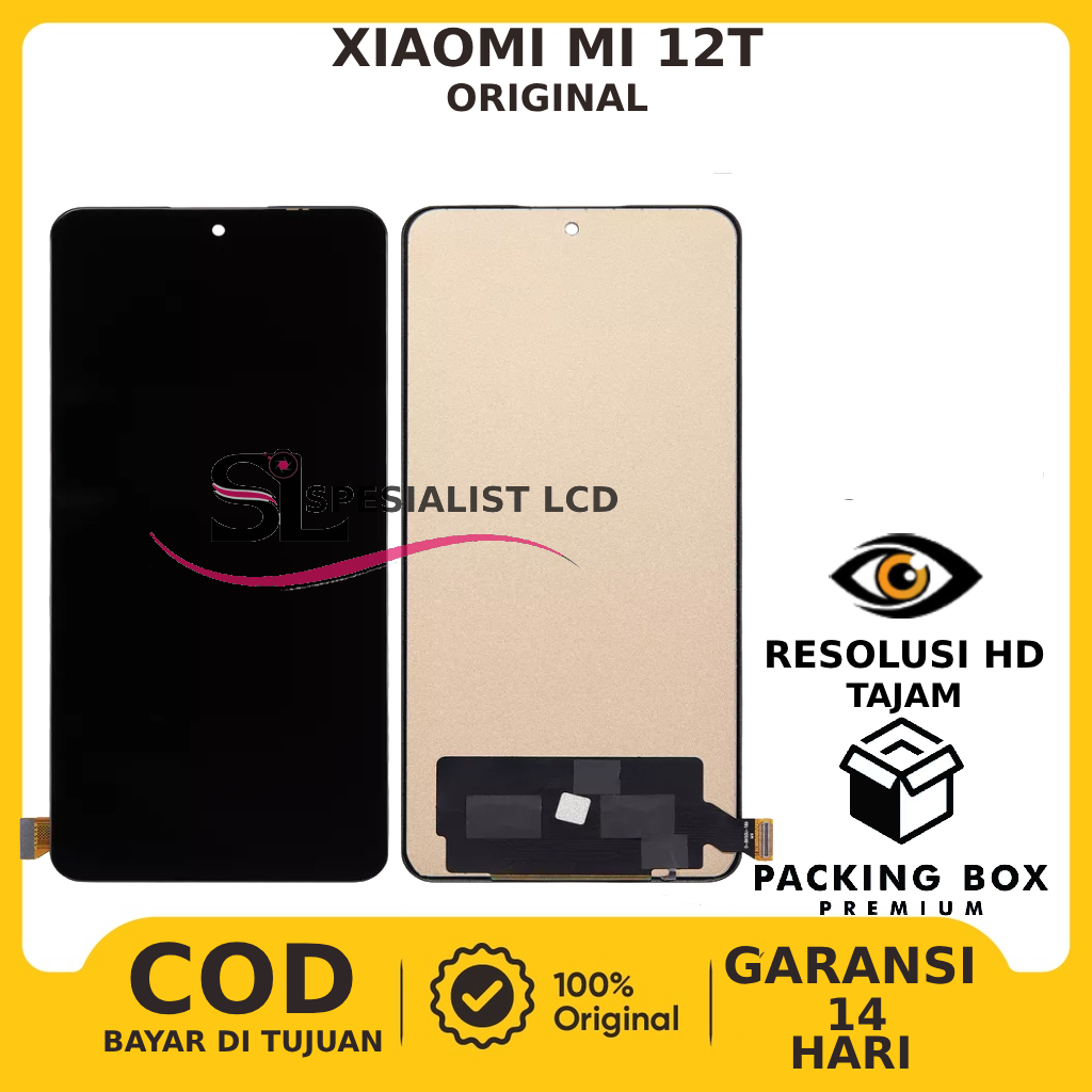 Jual LCD TOUCHSCREEN XIAOMI MI 12T ORIGINAL GARANSI FREE LEM | Shopee ...