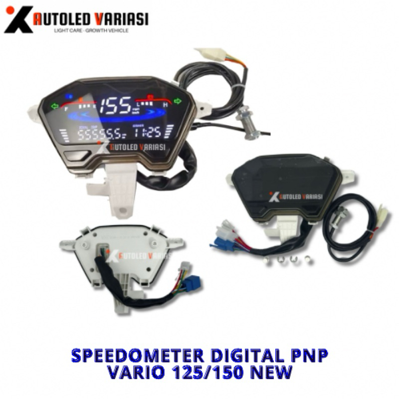 Jual Led Speedometer Digital Vario 125 Vario 150 New Speedometer Assy ...