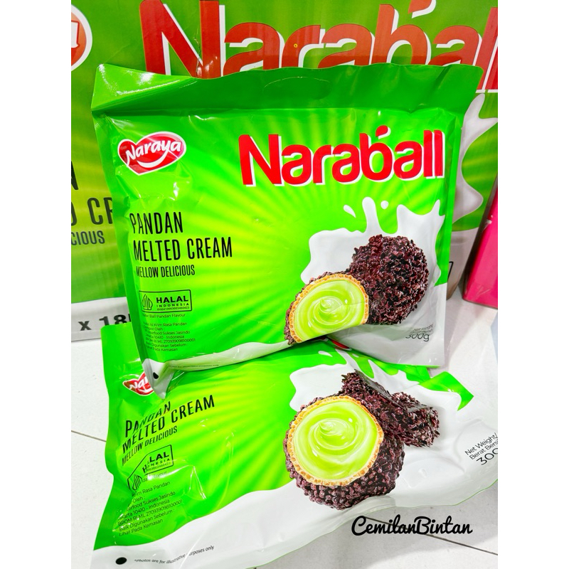 Jual CemilanBintan ( Naraya NaraBall Melted cookies 300gram) | Shopee ...