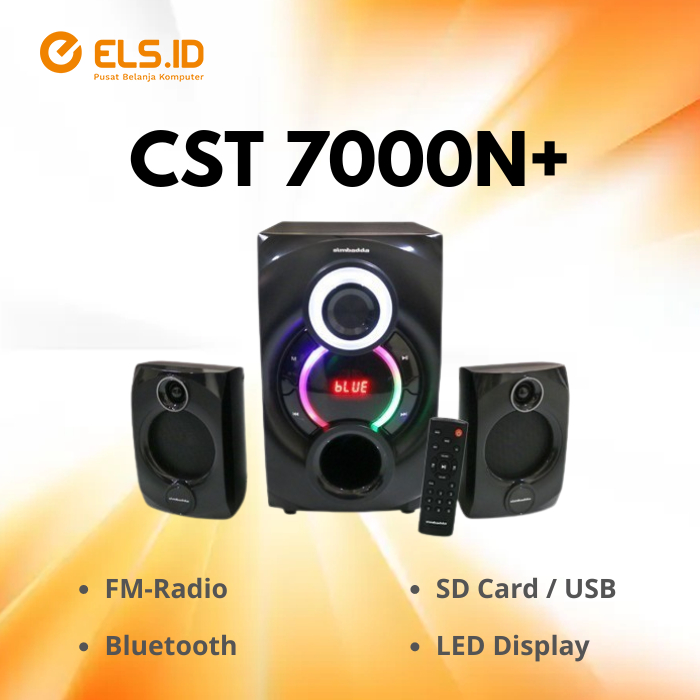 Jual Speaker Bluetooth Simbadda CST 7000N+ Subwoofer Bass Power LED ...