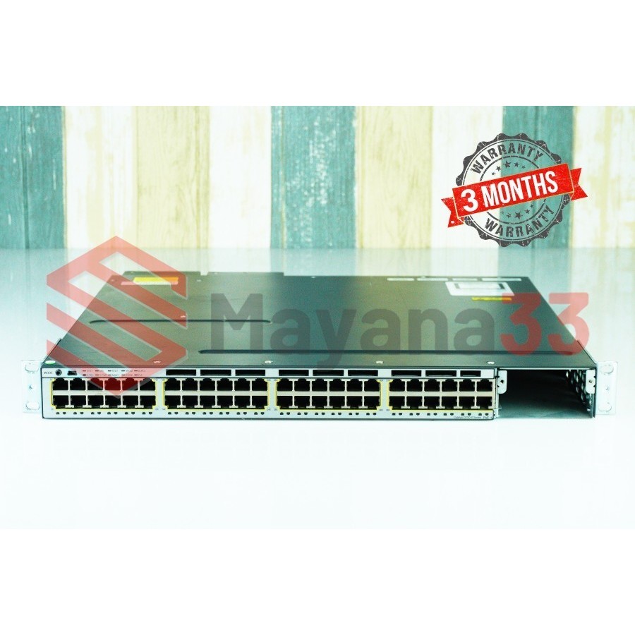 Jual Switch Cisco Catalyst 3750X 48 Port Gigabit WS-C3750X-48P-L PoE | Shopee Indonesia