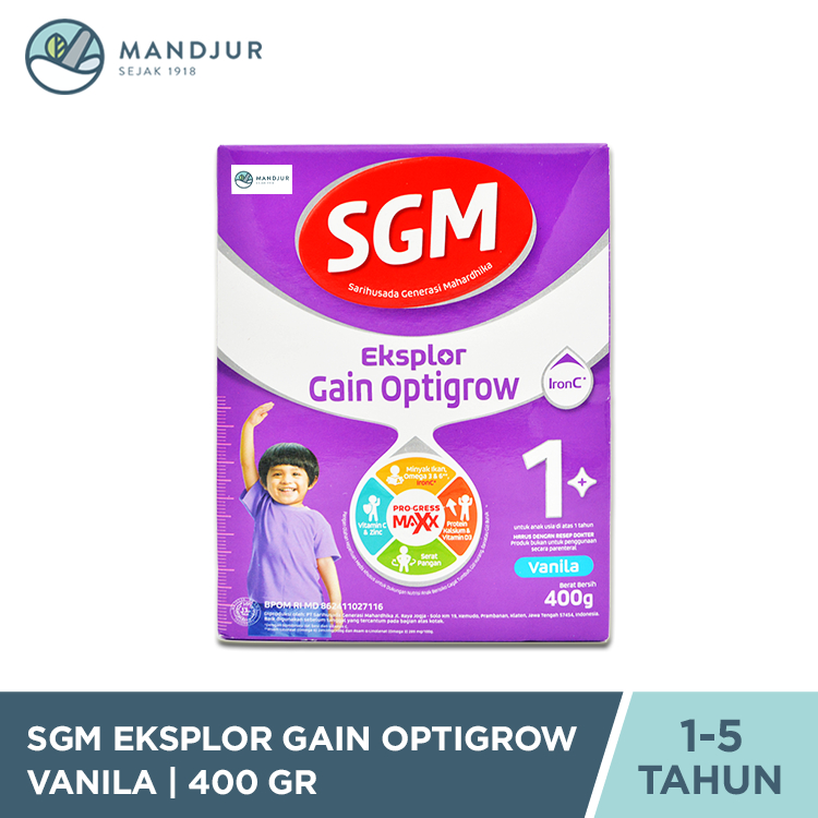 Jual SGM Eksplor Gain Optigrow 400 gram | Shopee Indonesia