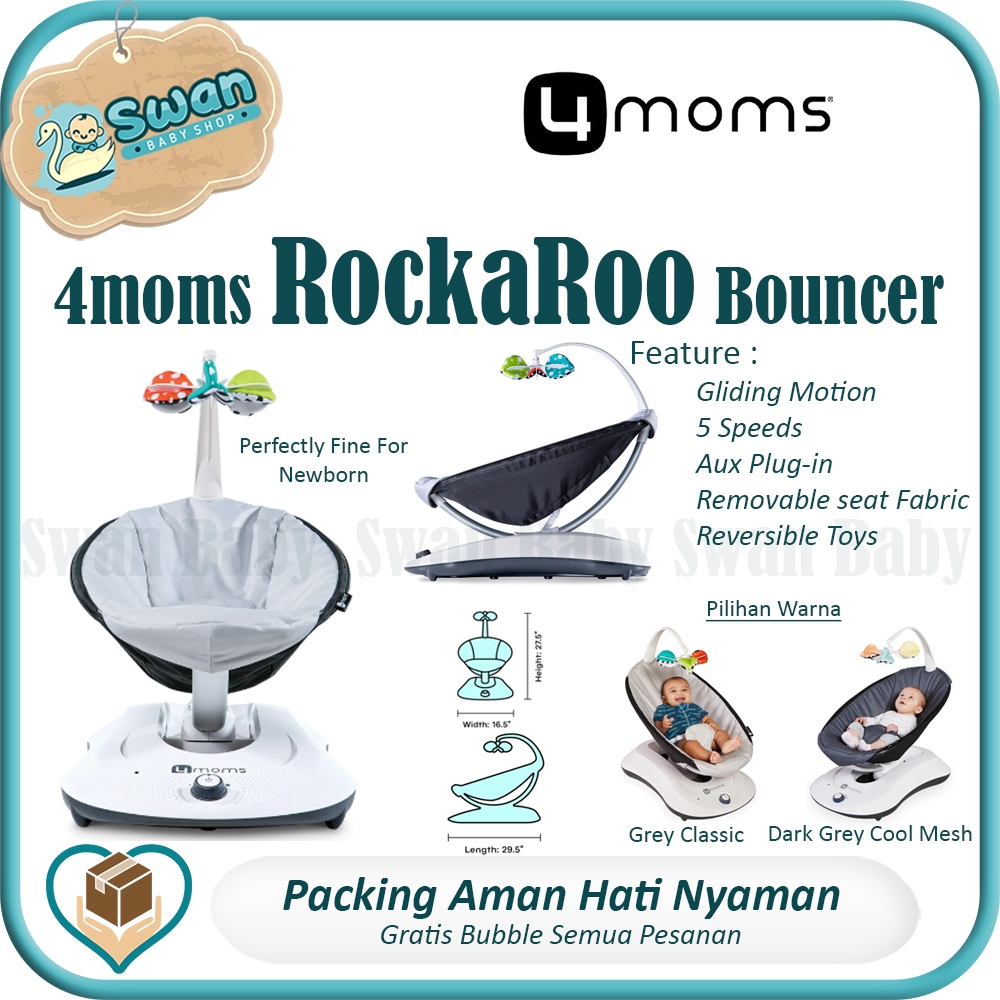 Jual 4Moms RockaRoo Baby Bouncer Rocker | Shopee Indonesia