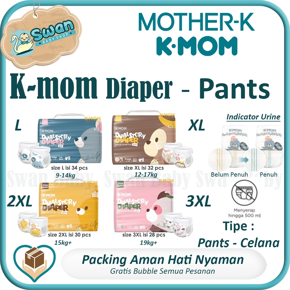Jual K-mom Diaper Pant / Kmom Popok Pants Celana | Shopee Indonesia