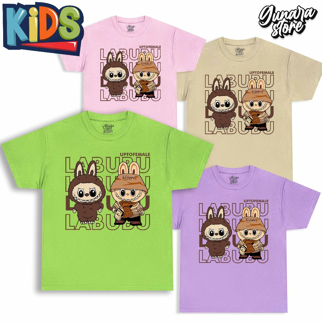 Jual KAOS LB5 LABUBU ANAK COWOK CEWEK UNISEX KATUN COMBED 30S | Shopee ...