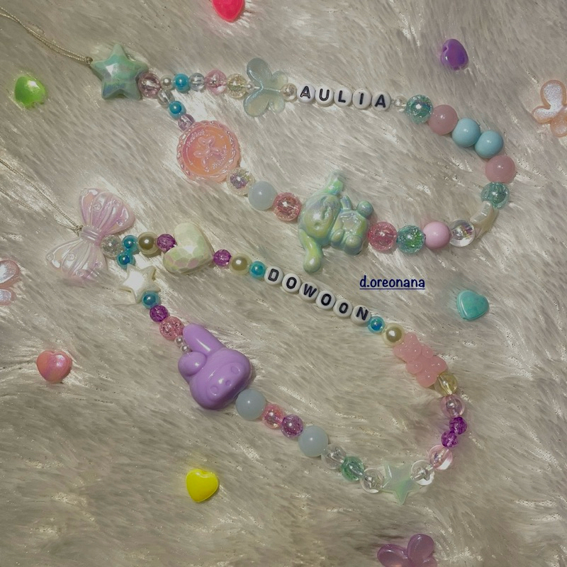 Jual Strap Handphone/Strap HP Custom Nama Warna Bebas Request | Shopee ...