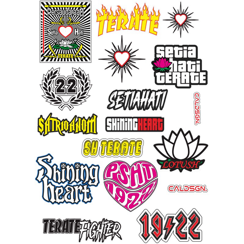 Jual Stiker PSHT Vinyl Cutting premium Vol 2 | Shopee Indonesia