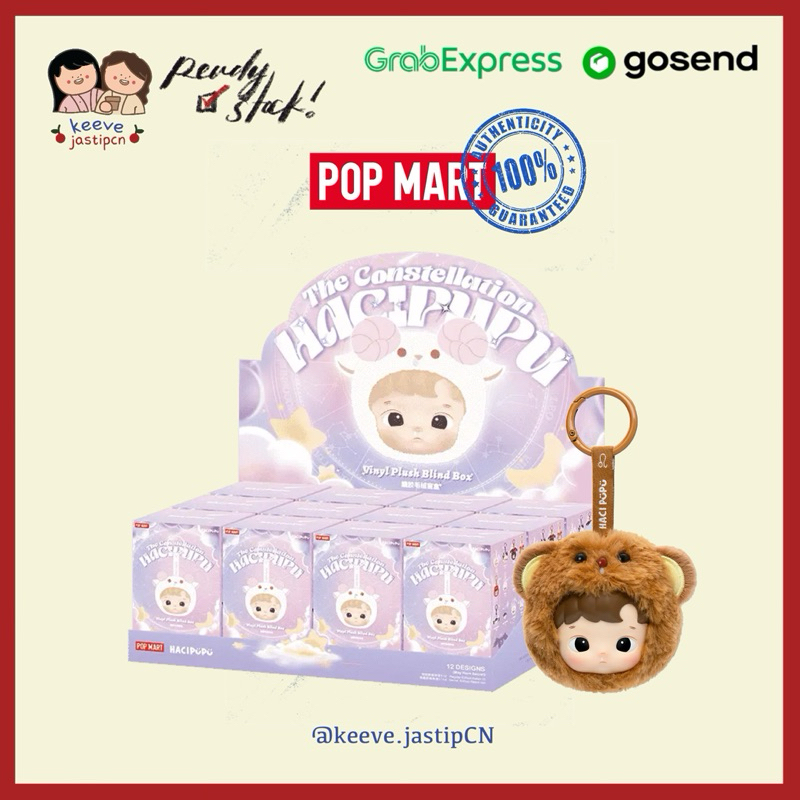 Jual Popmart Hacipupu Constellation Zodiac Horoscope Series Charm ...