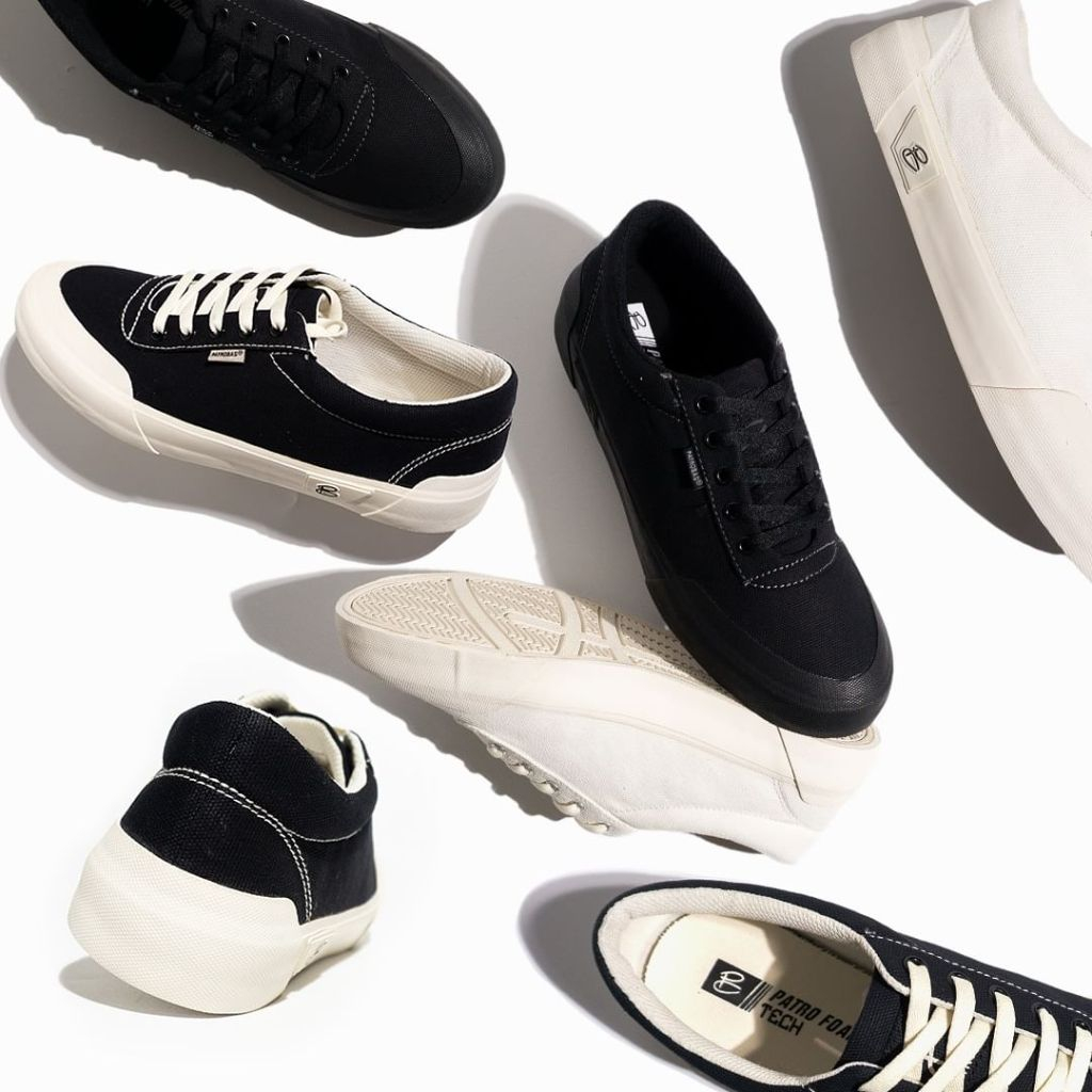 Jual Sepatu Patrobas Basic Low Black White, Off White & All Black ...