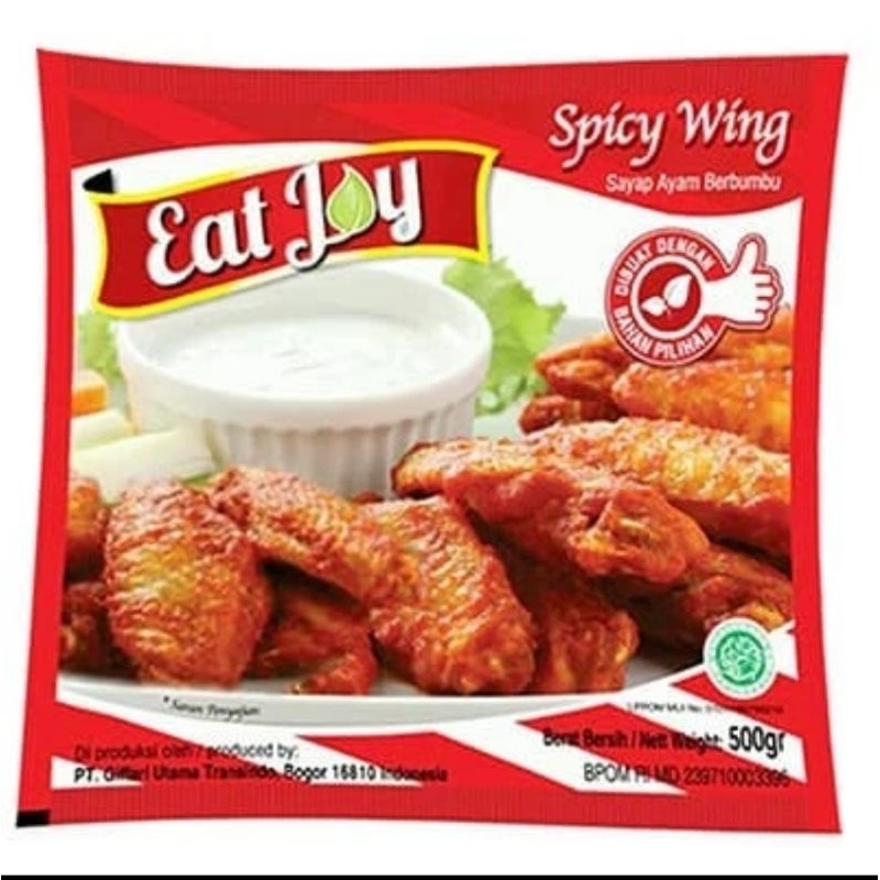 Jual Eat Joy Spicy Wing 500 gr Bogor Frozen | Shopee Indonesia