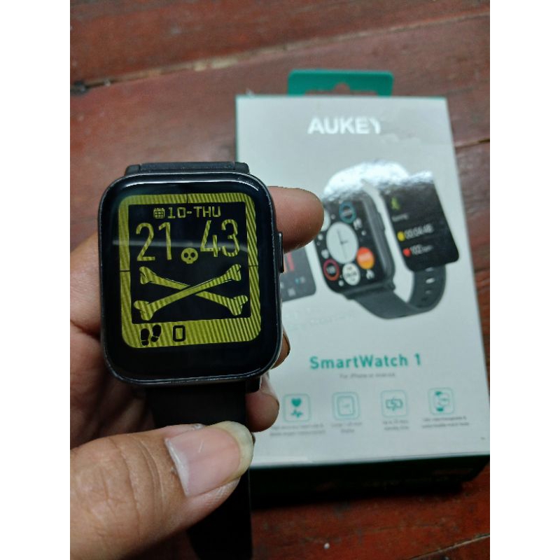 Jual Aukey smartwatch 1 original jam tangan dan fitnes tracker | Shopee ...