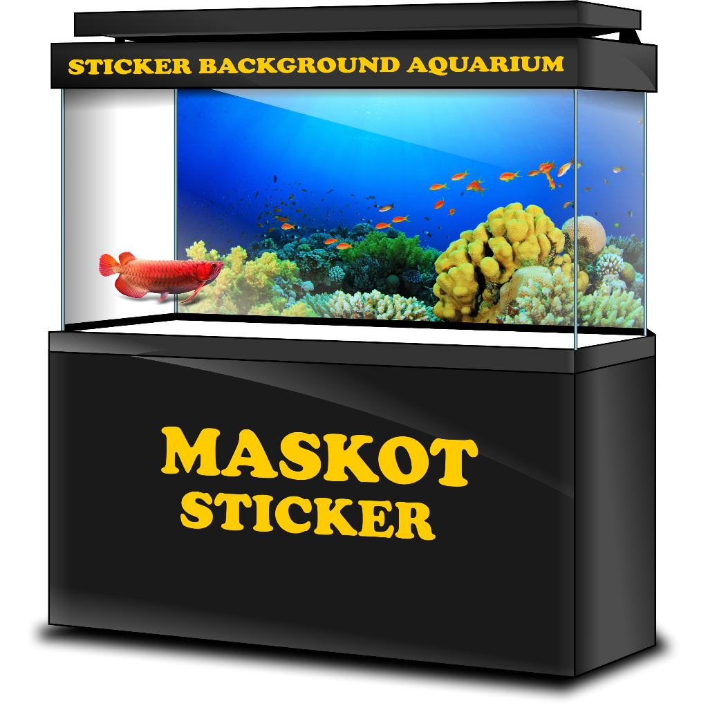 Jual STICKER AQUARIUM, STIKER AKUARIUM, AQUASCAPE, STIKER KACA AQUARIUM ...