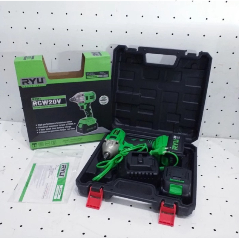 Jual Ryu Rcw 20 Impact wrench Mesin Impact Cordles buka baut | Shopee ...