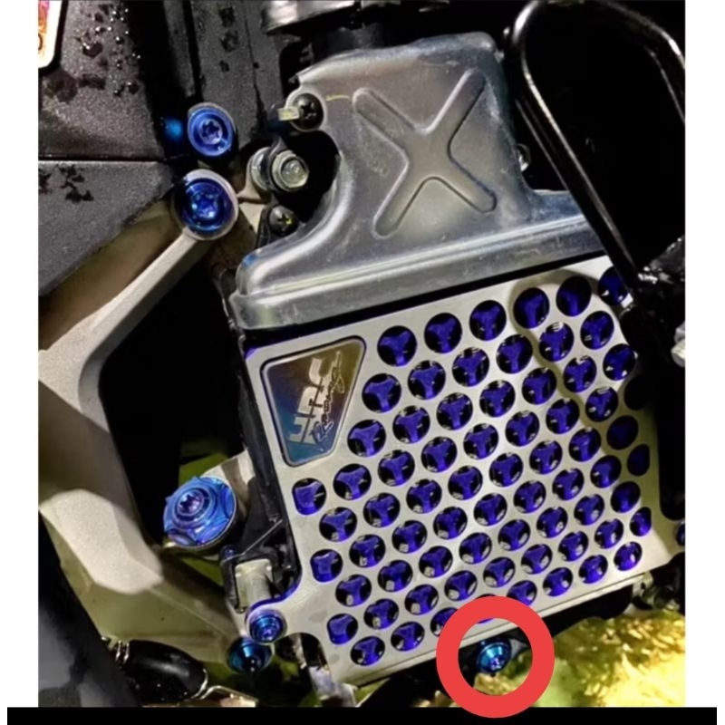 Jual BAUT TITANIUM PEMBUANGAN AIR RADIATOR VARIO 125/150 OLD/NEW,PCX ...