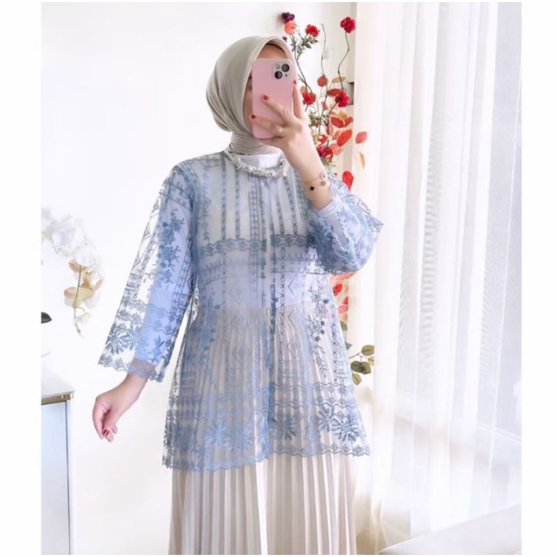 Jual Sabrina Outer Brokat Etnik Sapto Outer Kondangan Outer Brokat ...