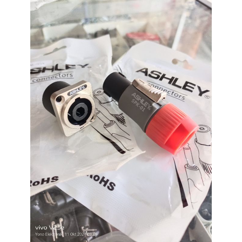 Jual Sepasang jack Spicon+Soket spicon Ashley original harga satu ...