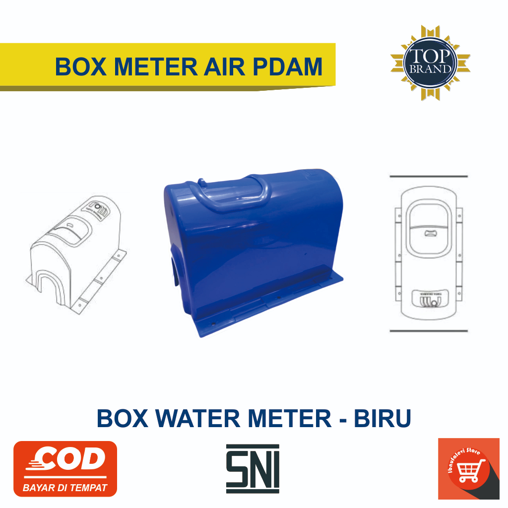 Jual Box Meter Air PDAM/ Tutup Meteran Air/ Box Water Meter Plastik ...