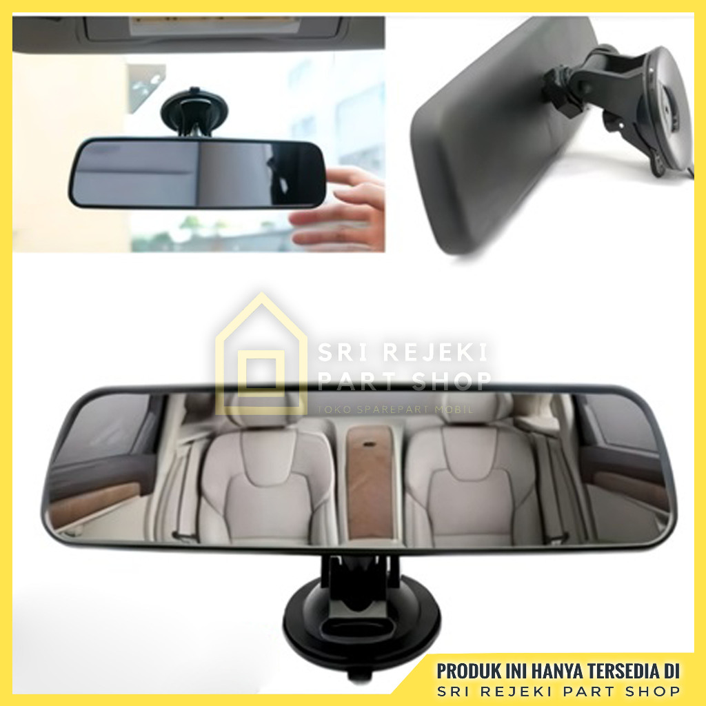 Jual Spion Tengah Mobil 245MM Kaca Spion Tengah Mobil Variasi Tempel ...