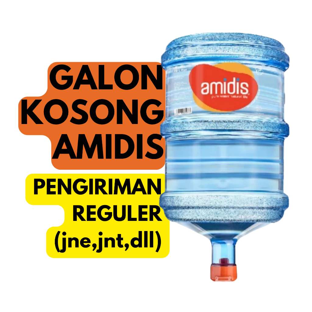 Jual Galon 19 liter Kosong Amidis - Pengiriman Reguler | Shopee Indonesia