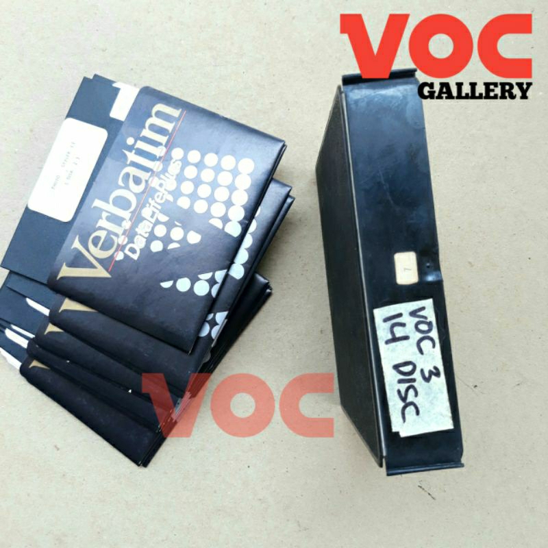 Jual Floppy Disk Disket Besar 5.25" isi 14 Rare Jadul Antik Vintage ...