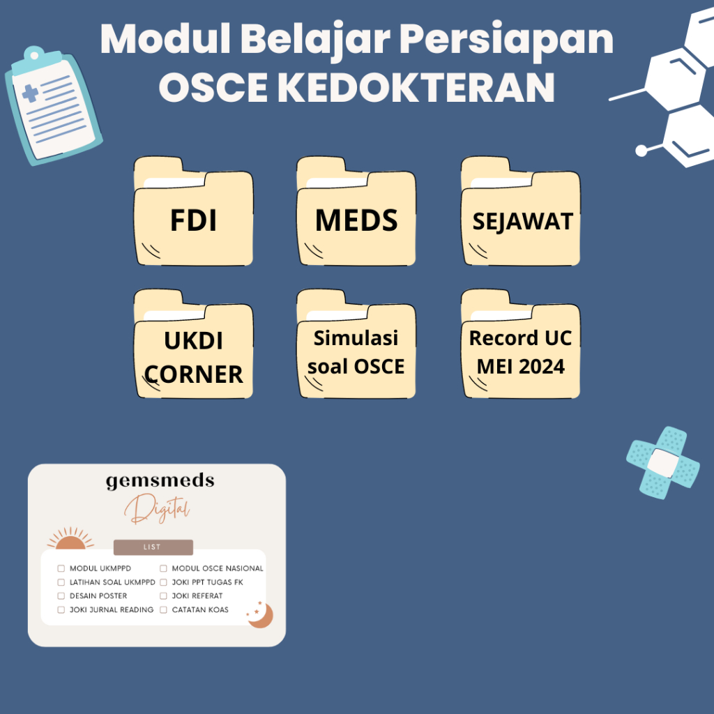 Jual MODUL RANGKUMAN OSCE NASIONAL ATAU LOKAL KEDOKTERAN | REKAPAN OSCE NASIONAL | PAKET ALL ...