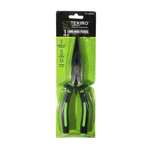 Jual Tang Lancip 8" inch / Long Nose Pliers TEKIRO ( Jepit / Potong / Bengkok / Patah / Iris ...