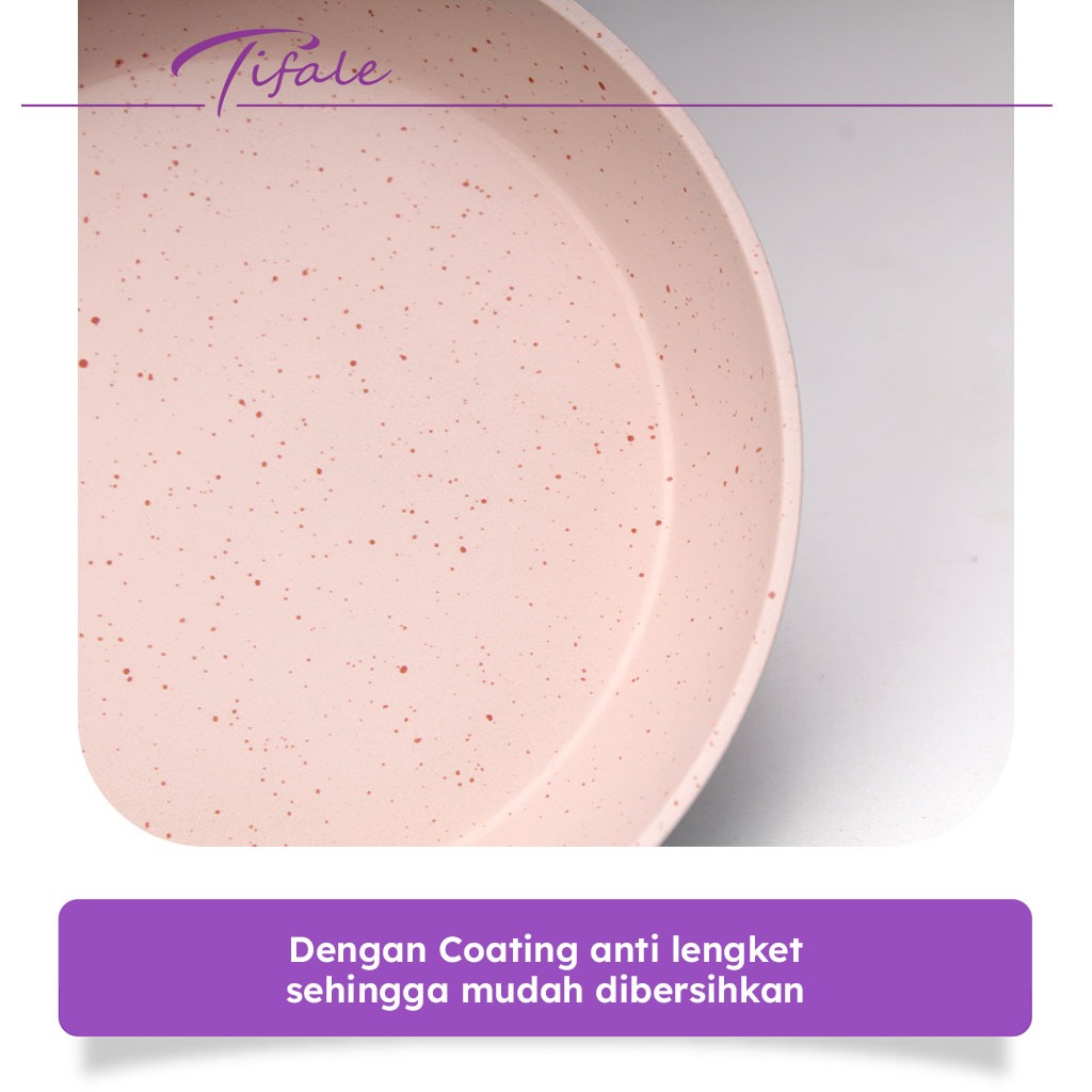 Jual Tifale Lumi Frypan Penggorengan Granite Fry Pan Teflon Anti Lengket Marble Coating | Shopee ...
