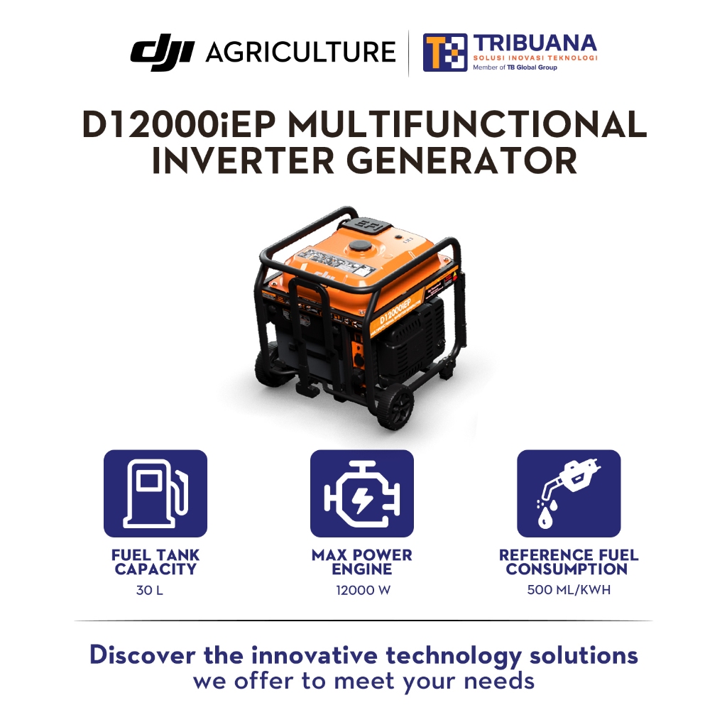 Jual DJI Generator set/D12000iEP Multifunctional Inverter Generator ...