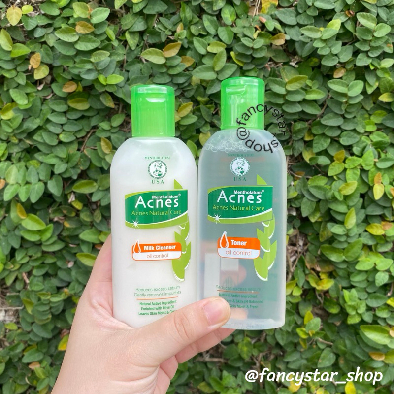 Jual ACNES Natural Care Oil Control Milk Cleanser & Toner (110ml ...