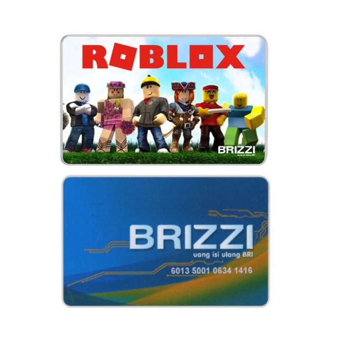 Jual Kartu Roblox E-Money BRIZZI BRI Custom | Shopee Indonesia