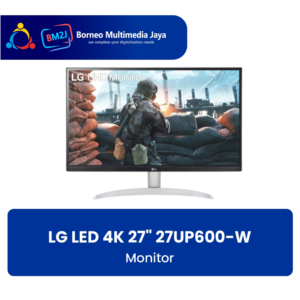 Jual Monitor LG 27UP600-W 27inch UHD 4K IPS with VESA DisplayHDR 400 ...