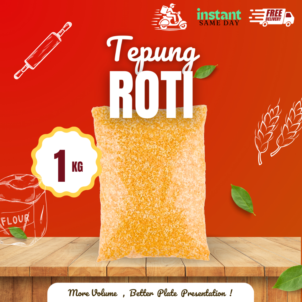 Jual Tepung Roti / Panko / Breadcrumb / Tepung Panir MIX 1 kg | Shopee ...