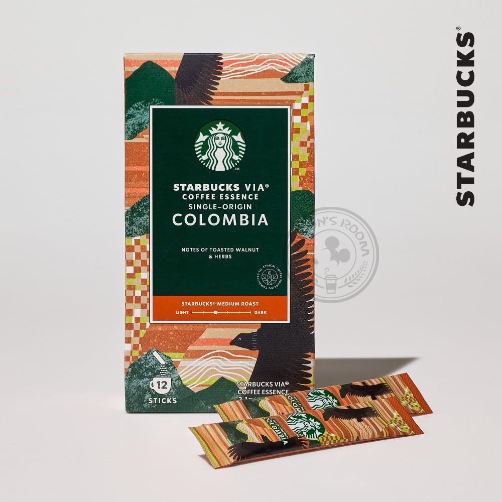 Jual Starbucks VIA Colombia Roast 12 Sticks Black Instant Coffee Kopi ...
