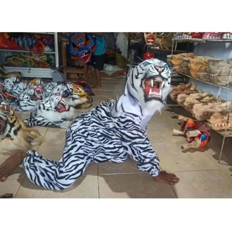 Jual Kostum Macan Baju Macan Baju Jaranan Kaos Barongan Full atas ...