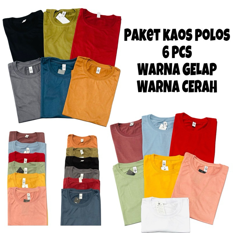 Jual KAOS POLOS PAKET USAHA 100RB DAPAT 6 KAOS POLOS / KAOS DEWASA PRIA ... Jual KAOS POLOS PAKET USAHA 100RB DAPAT 6 KAOS POLOS / KAOS DEWASA PRIA ...